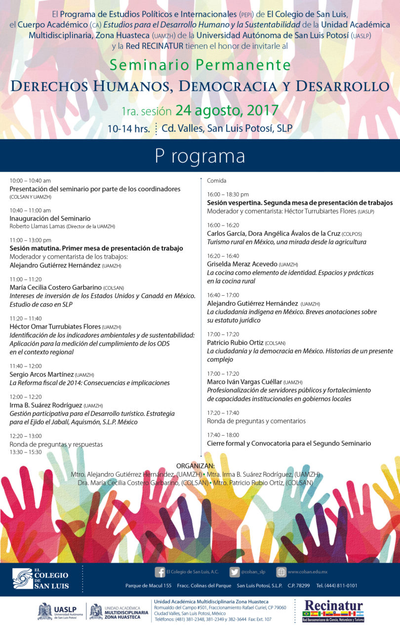 Derechos humanos, democracia y desarrollo - COMECSO