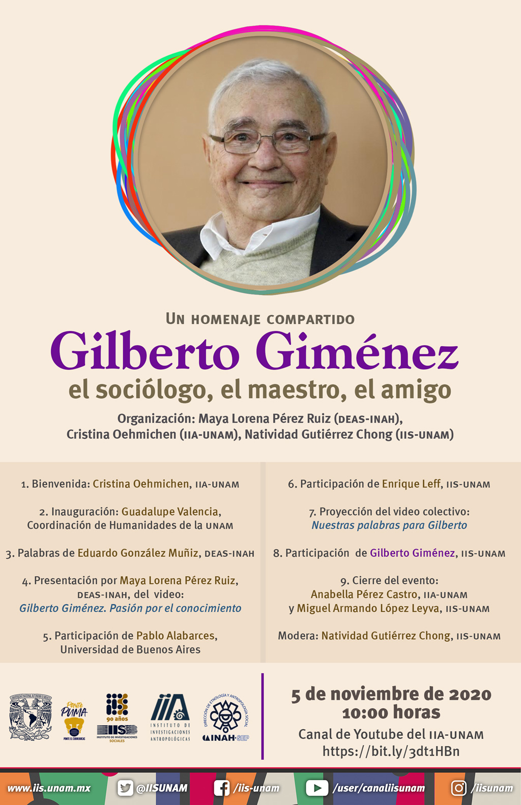 Homenaje compartido a Gilberto Giménez - COMECSO