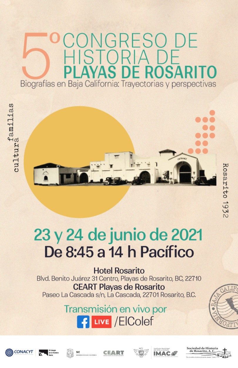 5º Congreso De Historia De Playas De Rosarito Comecso