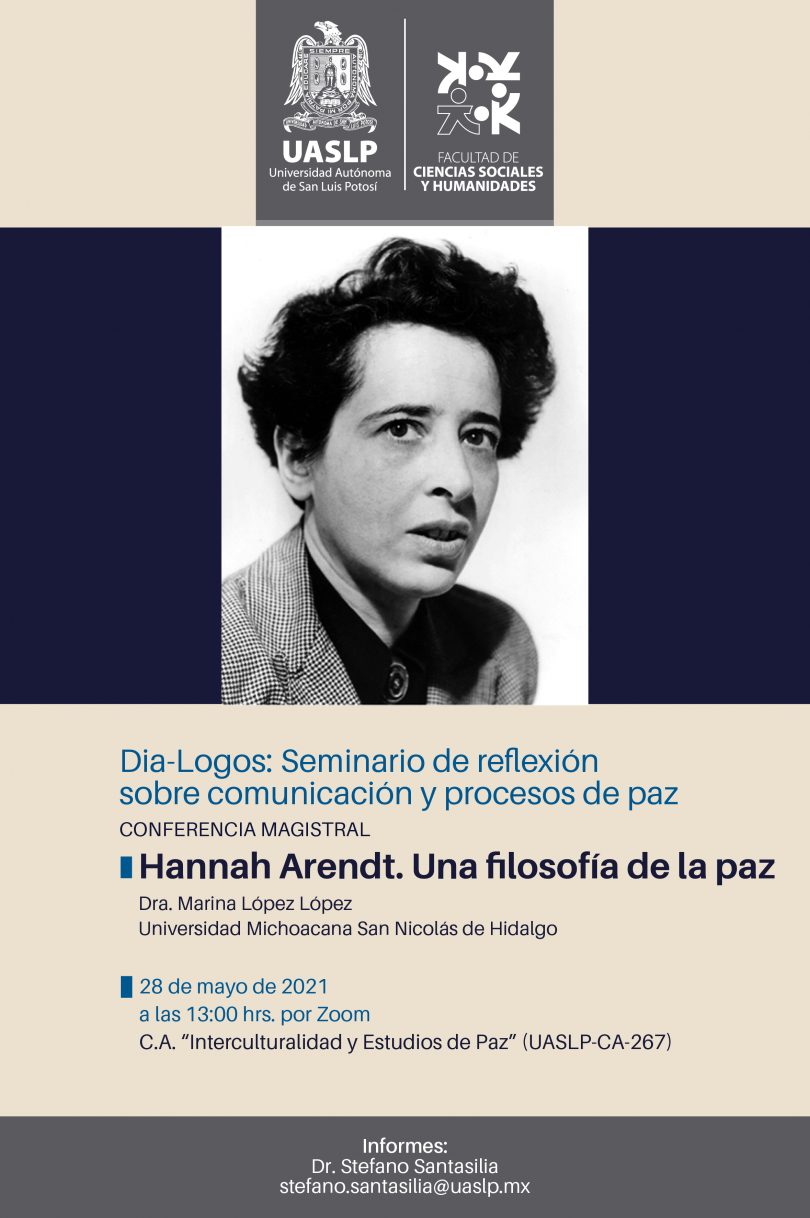 Hannah Arendt. Una filosofía de la paz - COMECSO