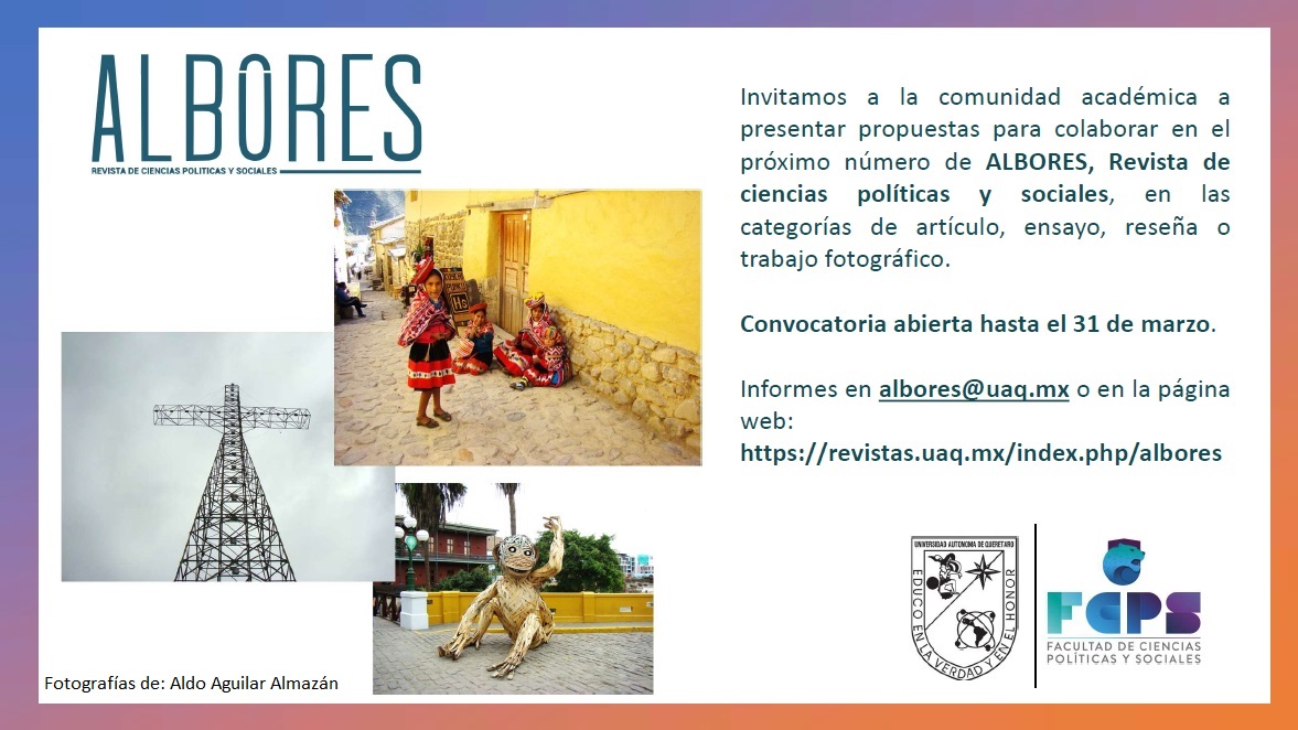 Convocatoria para publicar en la revista Albores - COMECSO