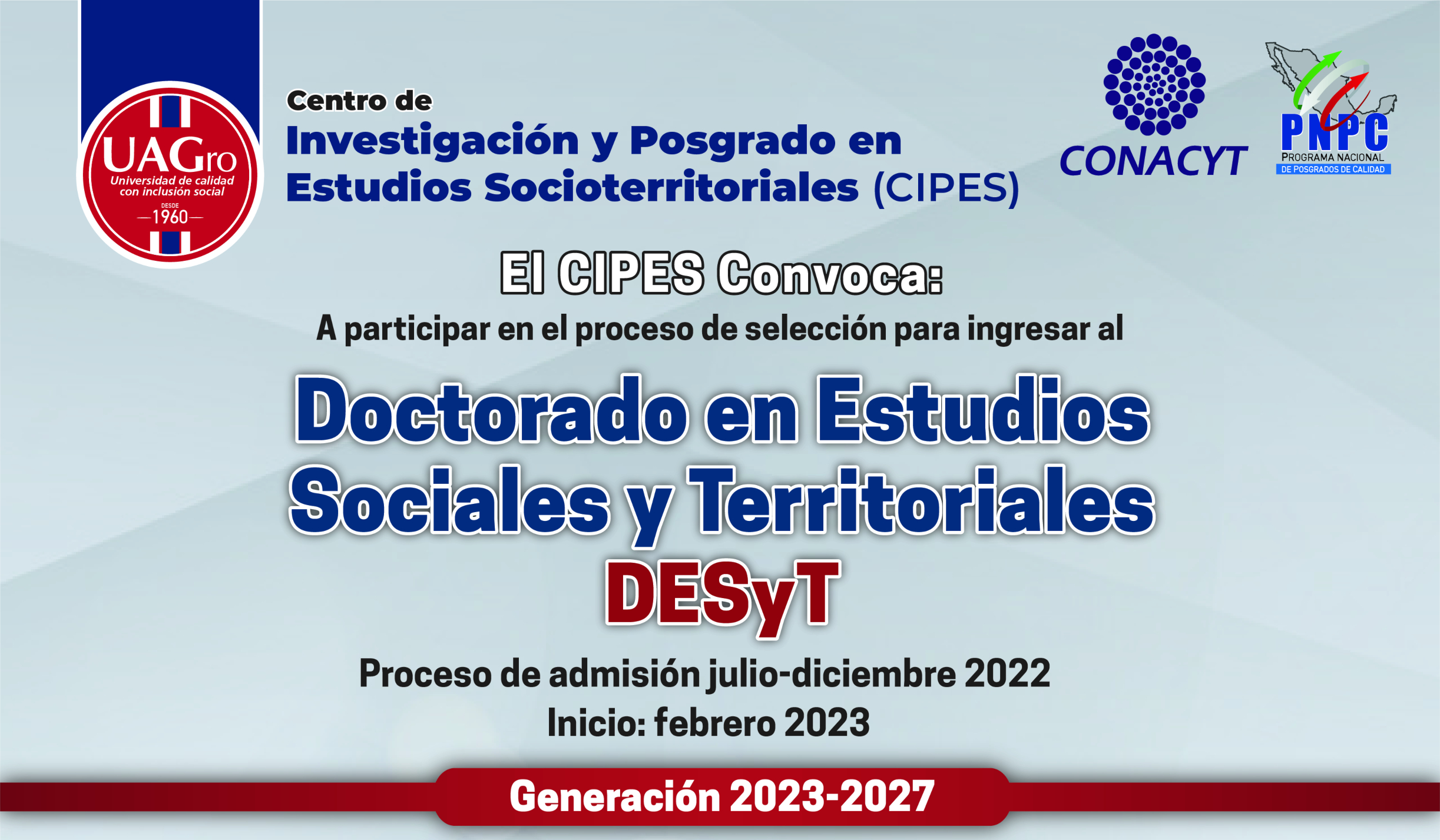 Doctorado en Estudios Sociales y Territoriales - COMECSO