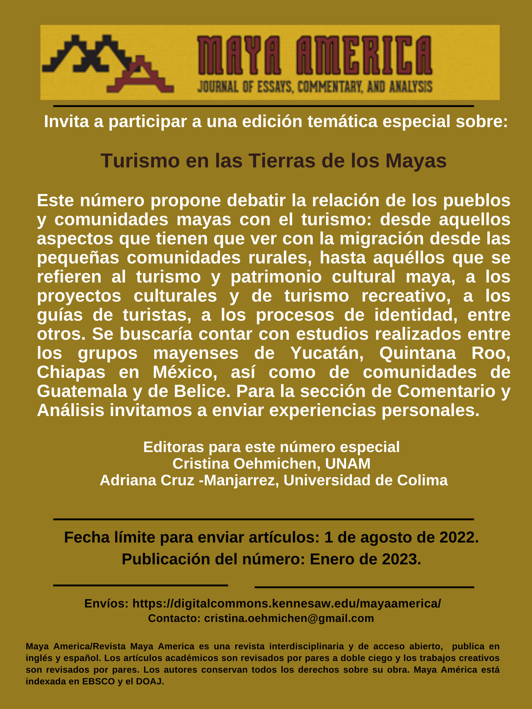 Los mayas y el turismo - COMECSO