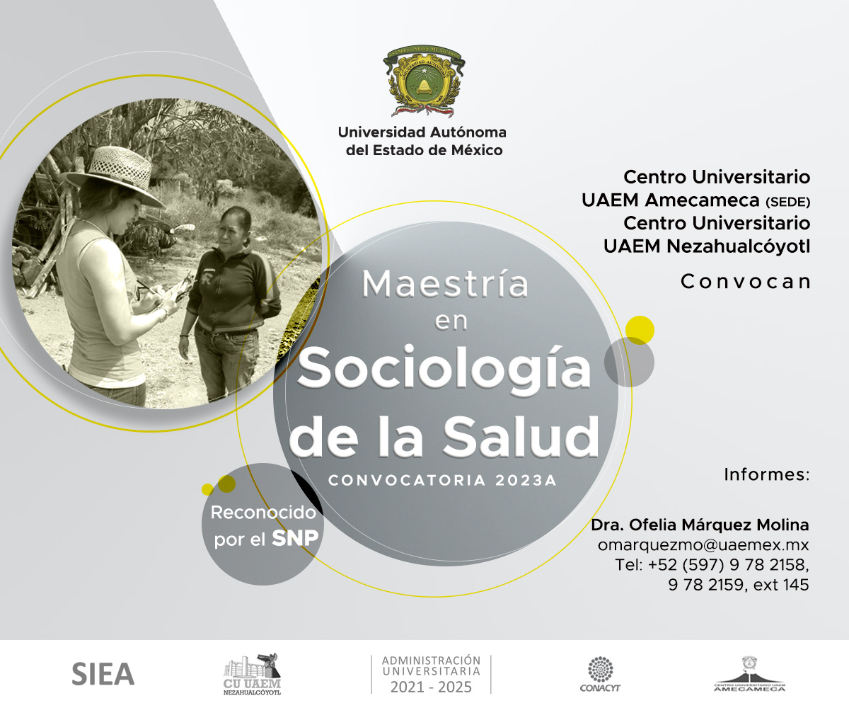 Maestría en Sociología de la Salud 2023-A - COMECSO Maestría en Sociología de la Salud 2023-A - COMECSO