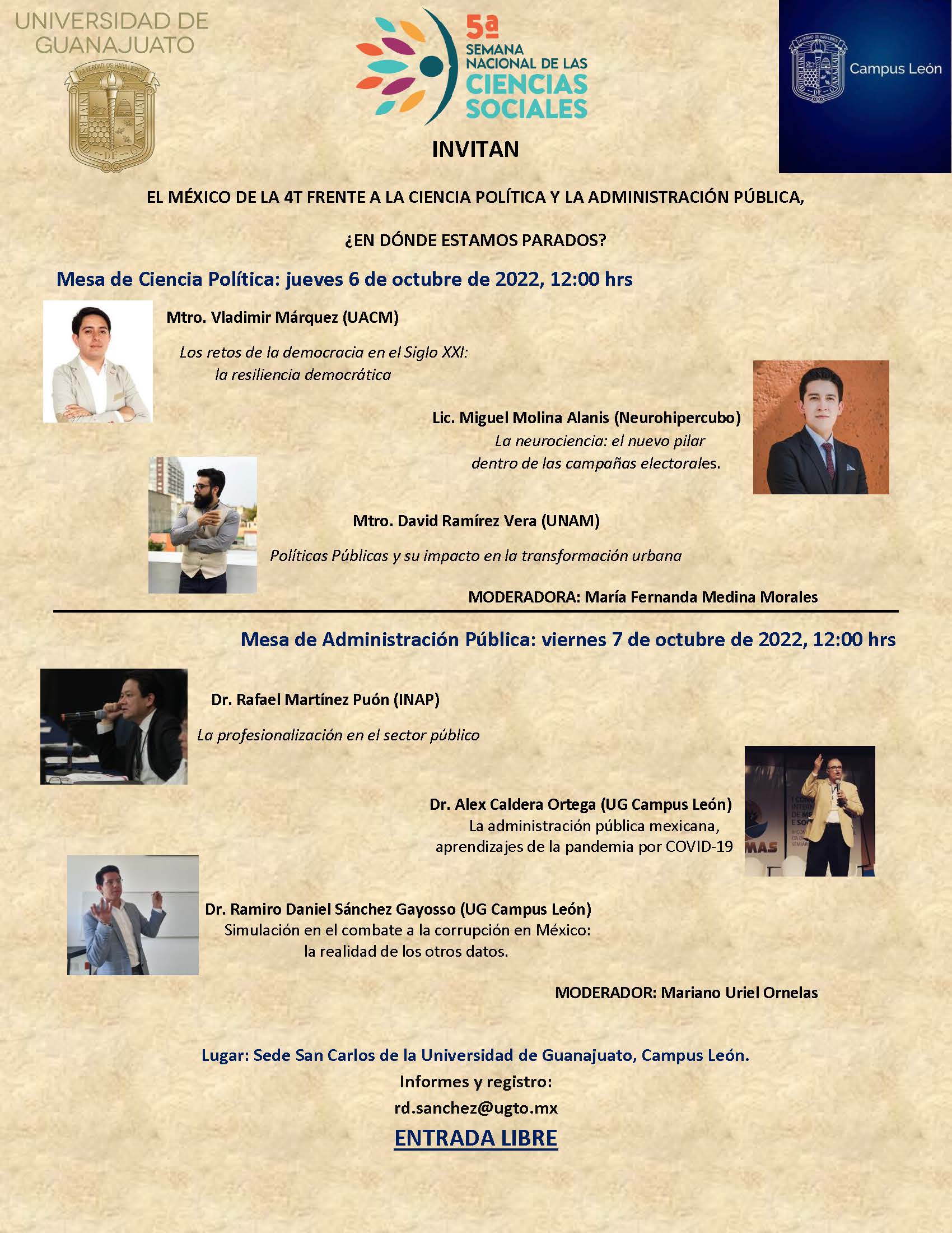 El México de la 4T frente a la Ciencia política y la Administración ...