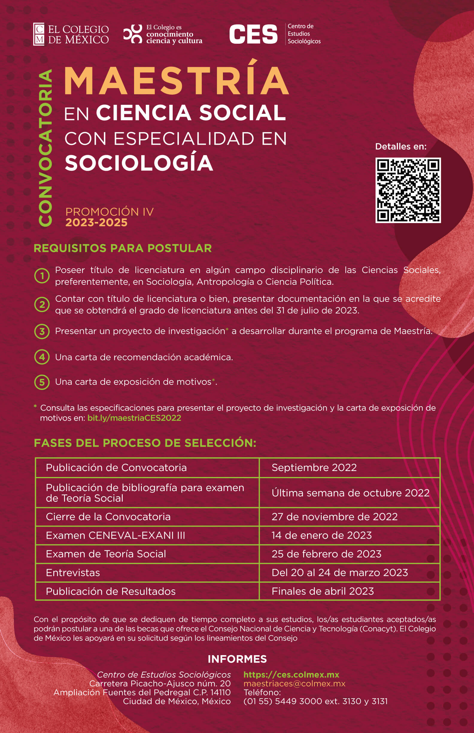 Maestría en Ciencia Social con especialidad en Sociología - COMECSO