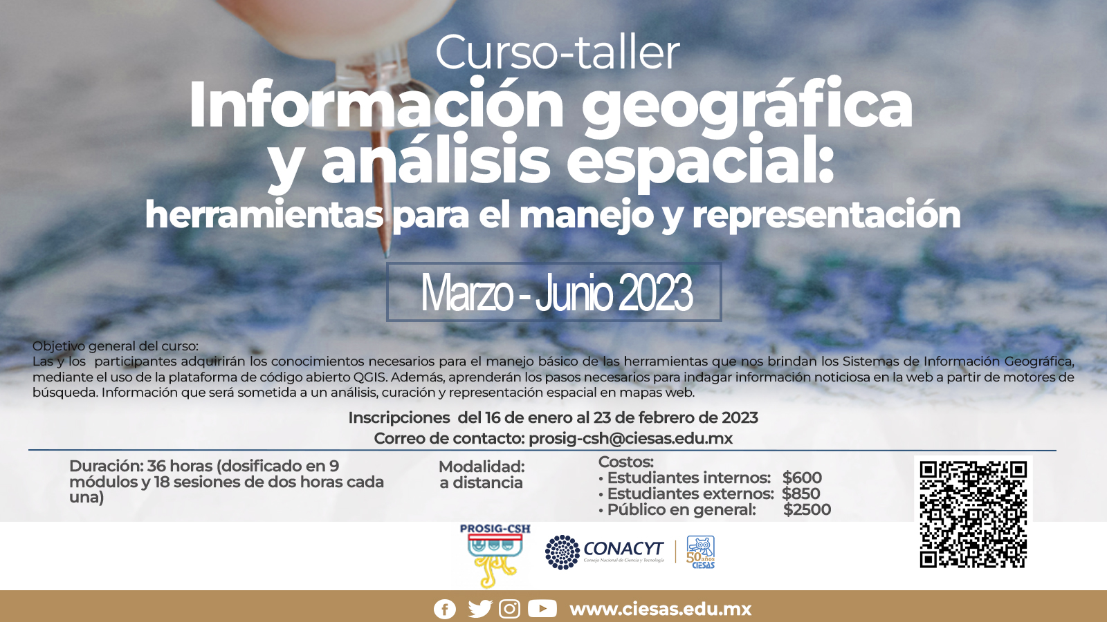 Curso Taller Información Geográfica Y Análisis Espacial Comecso