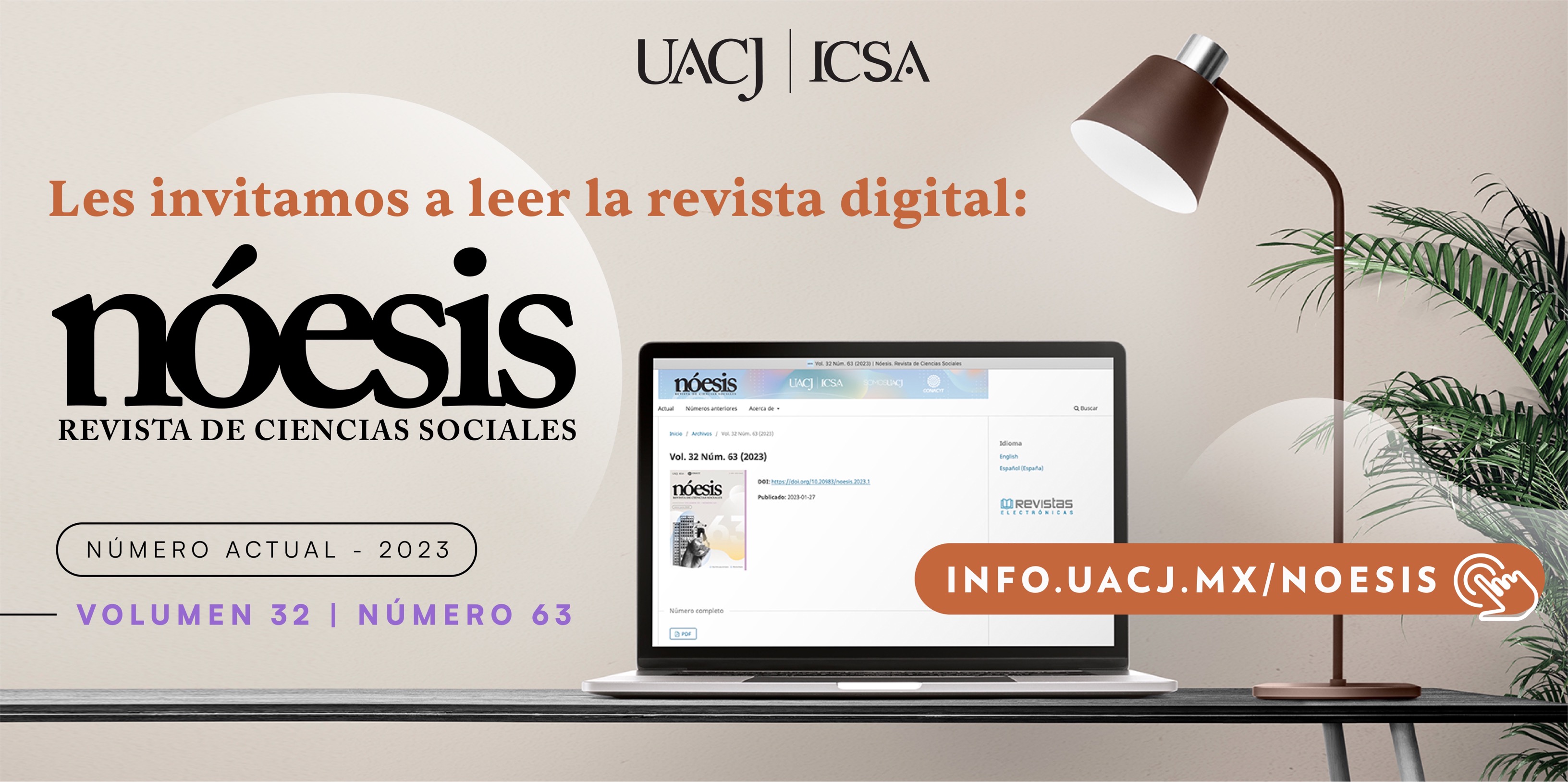 Nóesis, vol. 32, núm. 63 (2023) - COMECSO