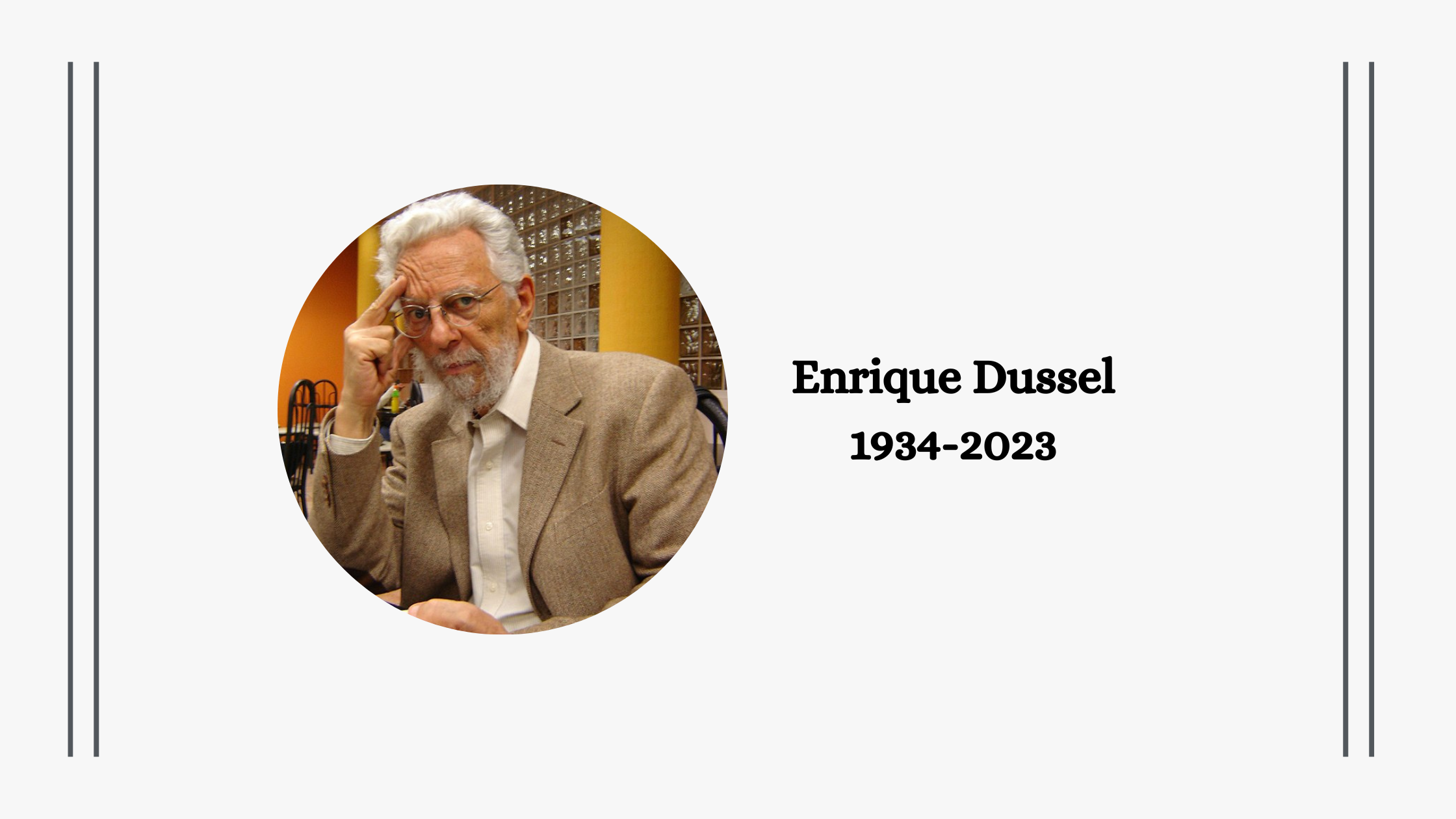 Enrique Dussel (1934-2023) - COMECSO