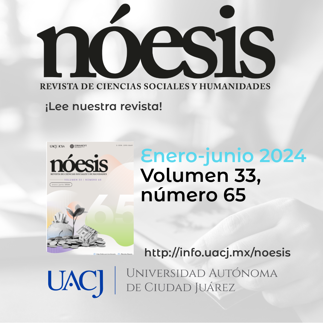 Nóesis, vol. 33, núm. 65 - COMECSO